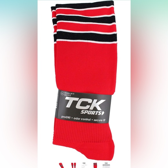 Tck | Accessories | Baseball Or Softball Socks Color Scarletwhiteblack ...